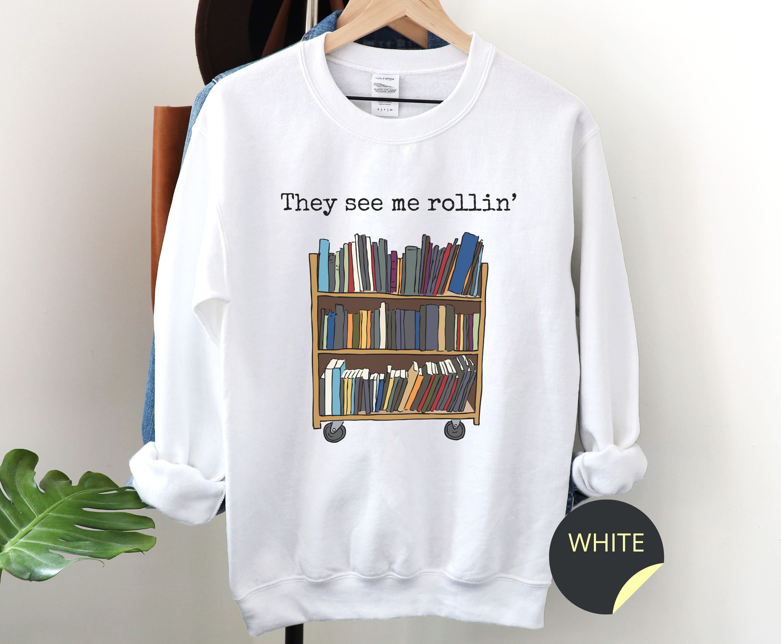 Library Sweatshirt, Librarian Gift, Funny Library Sweater, Literary ...