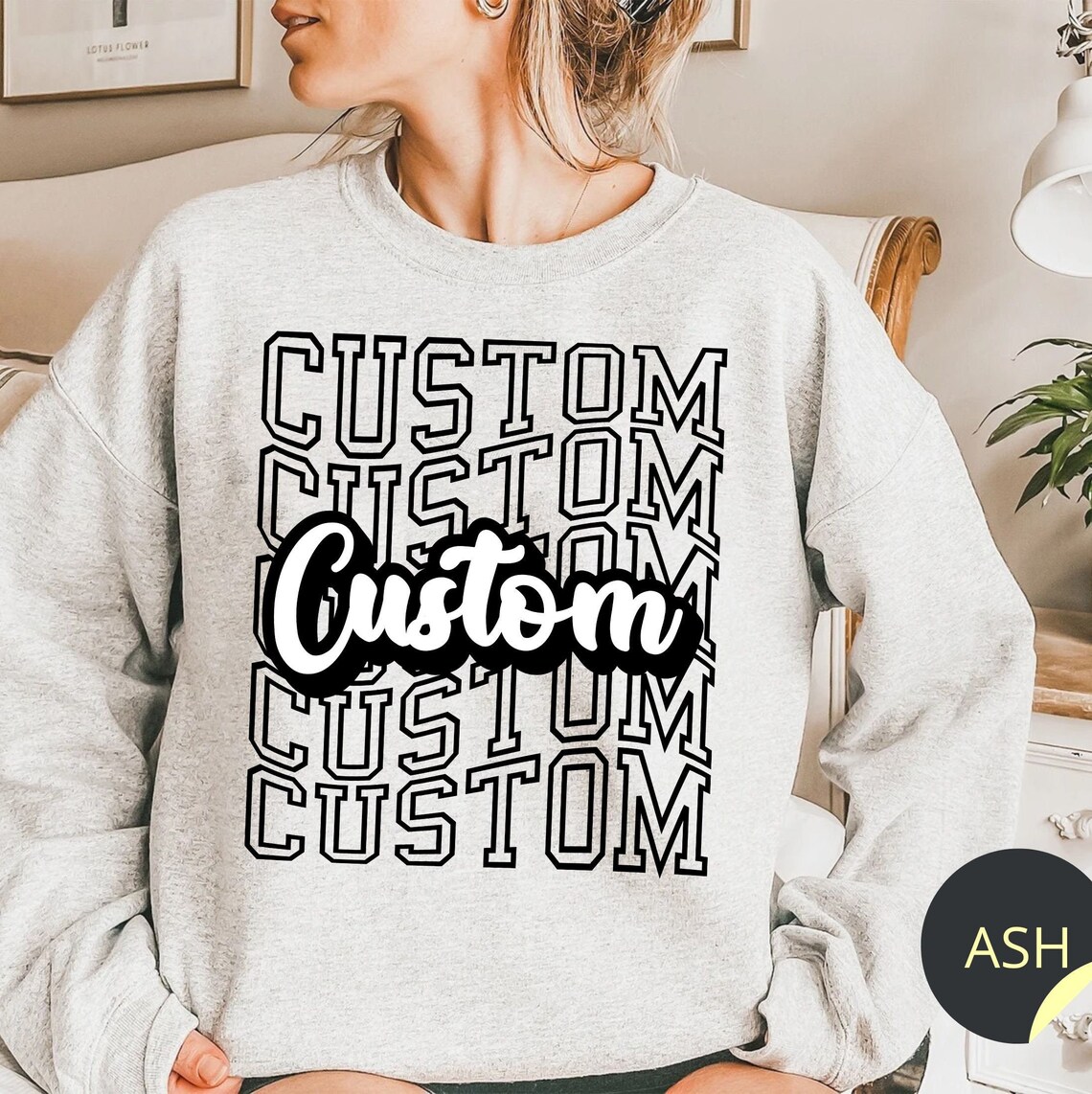 Favorite Team Sweatshirt Custom Team Crewneck Sweater Team - Etsy