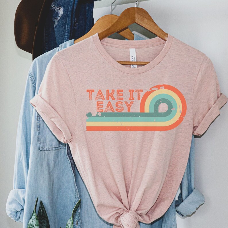 Take It Easy T Shirt Vintage Inspired 70s 80s Band Tee Retro - Etsy