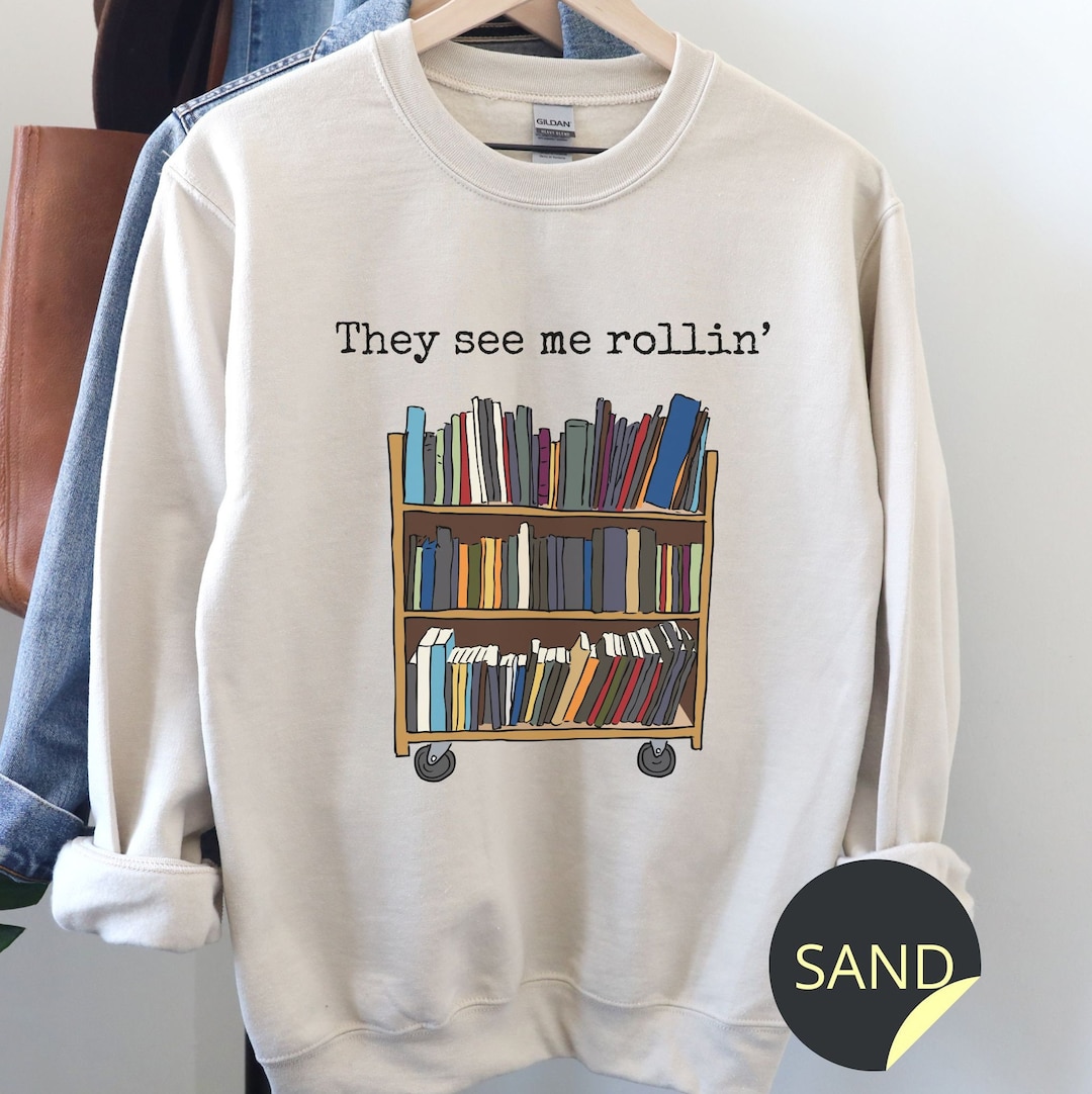 Library Sweatshirt, Librarian Gift, Funny Library Sweater, Literary ...