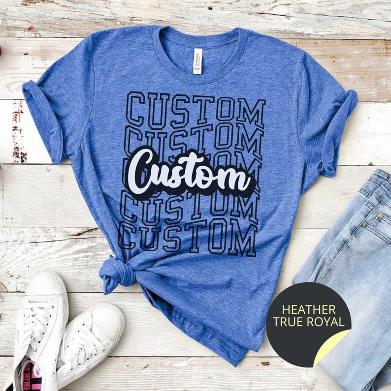 Favorite Team Shirt, Custom Team T-shirt, Team Mascot Shirt, School ...