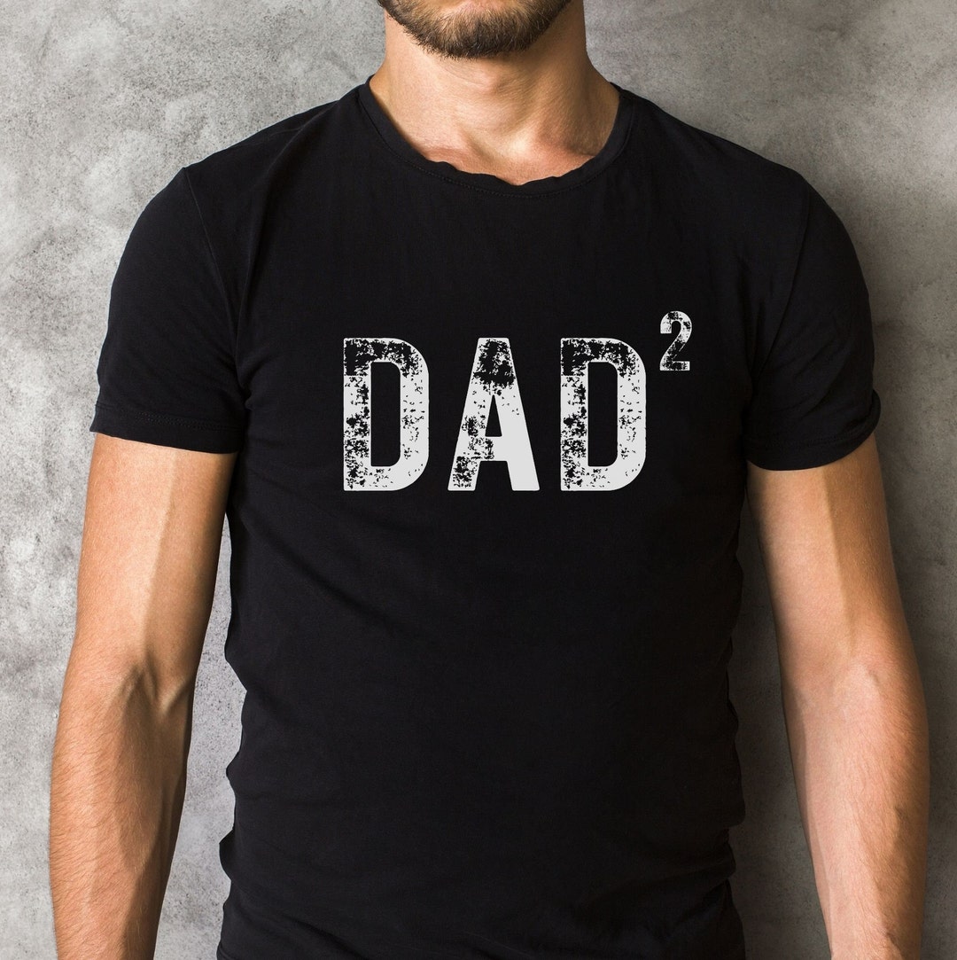 Dad of Two Shirt, Dad2 Tee, Second Baby Reveal Shirt for Father, Father ...