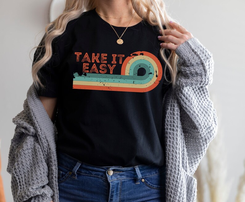 Take It Easy T Shirt Vintage Inspired 70s 80s Band Tee Retro - Etsy