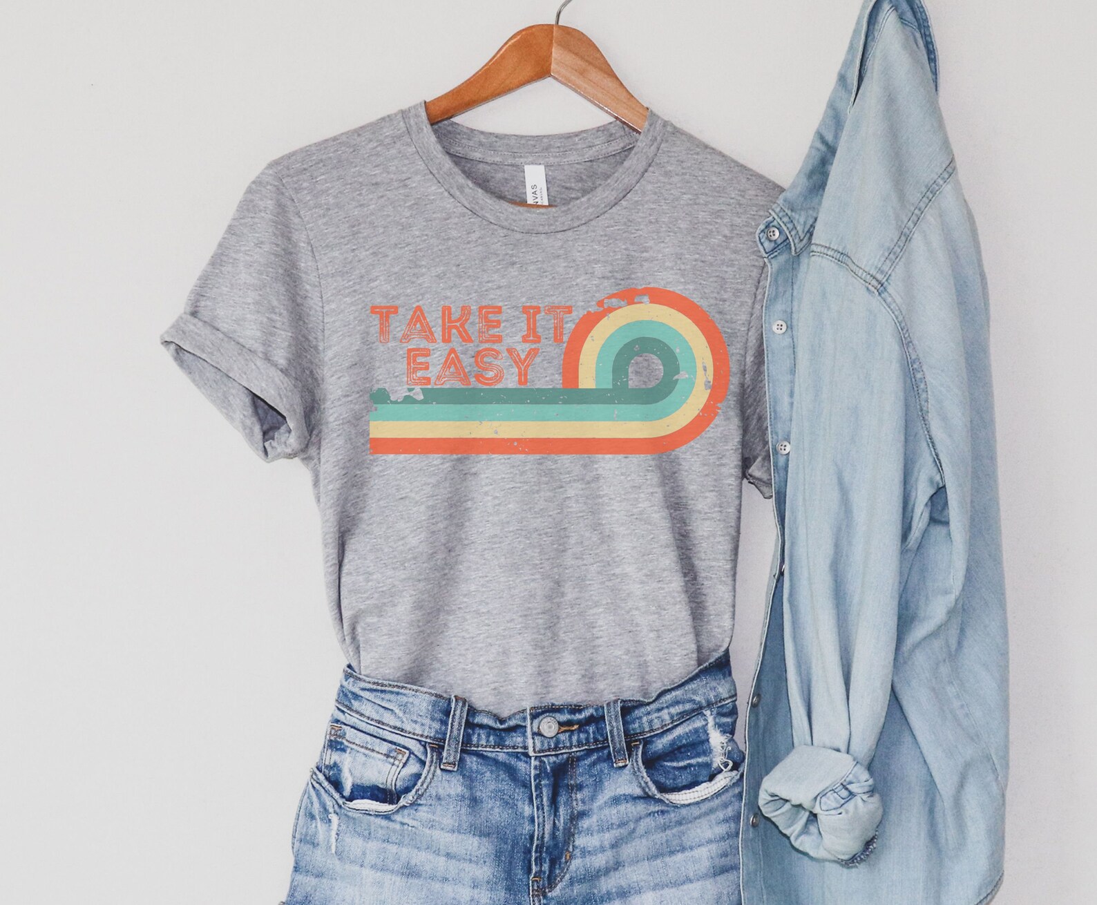 Take It Easy T Shirt Vintage Inspired 70s 80s Band Tee Retro - Etsy