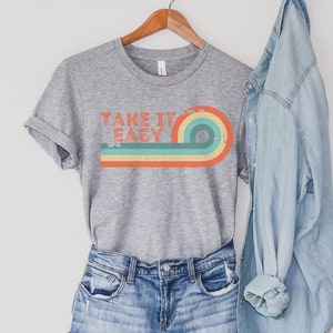 Take It Easy T Shirt Vintage Inspired 70s 80s Band Tee Retro - Etsy