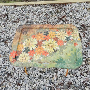 La VADA 70's TV TABLE- Newly Painted Legs - Etsy