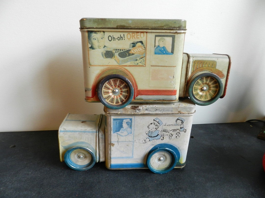 CHOOSE From 2 ADVERTISING Truck Tins/ Oreo/campells/1995 - Etsy