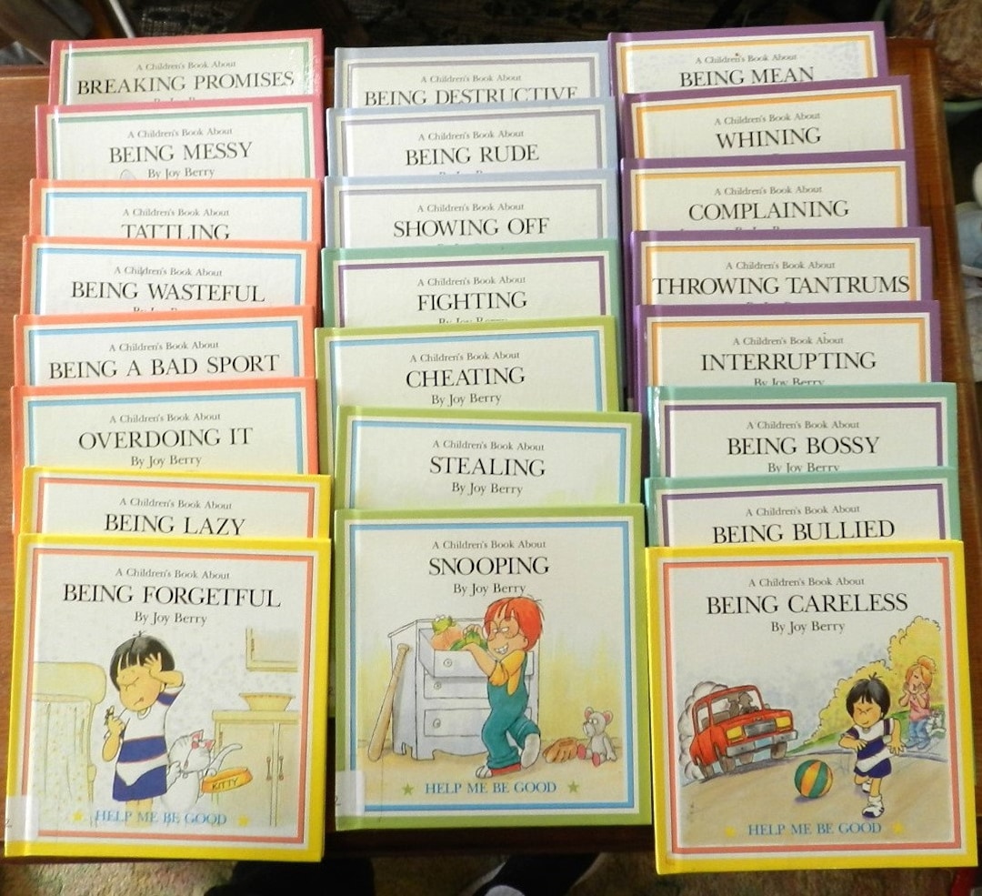 Joy Berry/help Me Be Good/hardcover/children's Books/choose From 22 ...