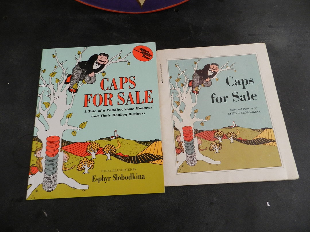 Set of 2 CAPS FOR Sale/esphyr Slobodkina/soft Cover - Etsy