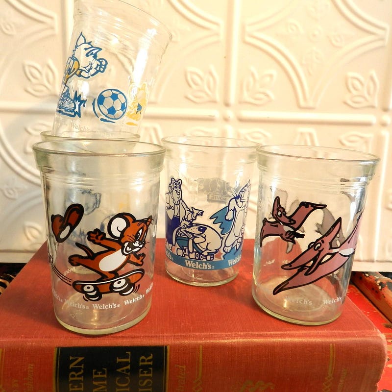 Welch Glass Jelly Jars - Etsy