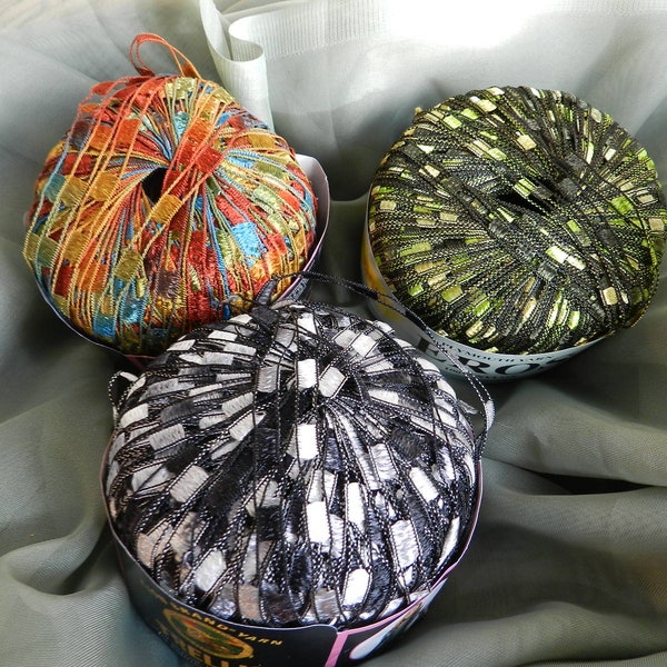 Ladder Ribbon Yarn - Etsy