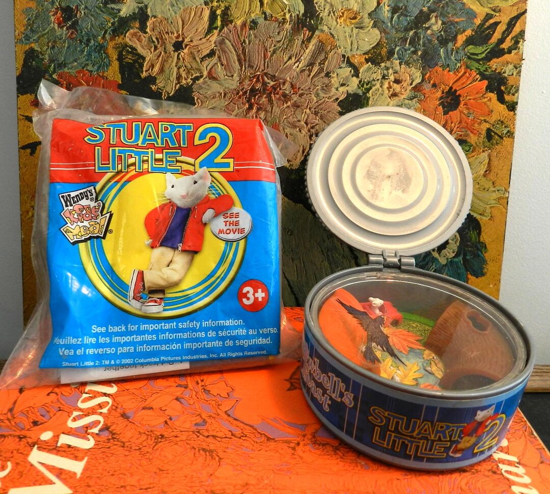 STUART Little Wendy's Kids Meal T0Y/2002 CAT F00D CAN - Etsy