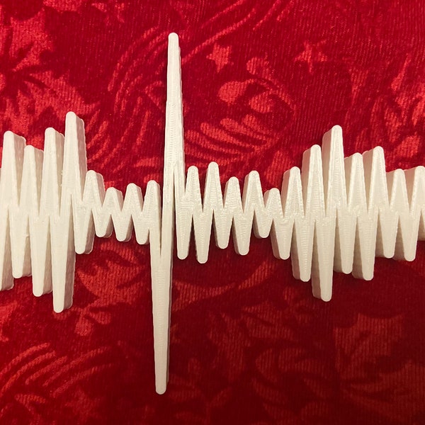 3d Printed Sound Wave - Etsy
