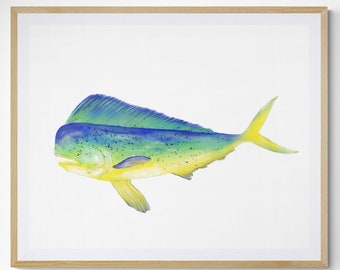 Dorado Fish Art - Etsy