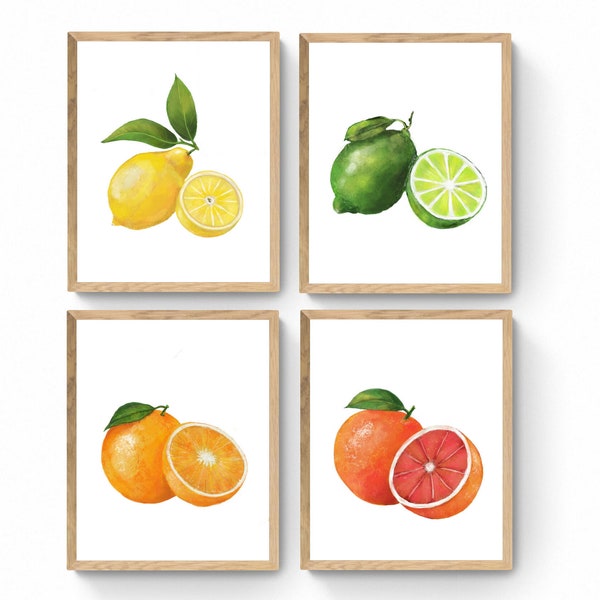 Citrus Print - Etsy