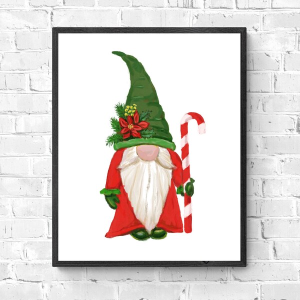 Gnome Print - Etsy