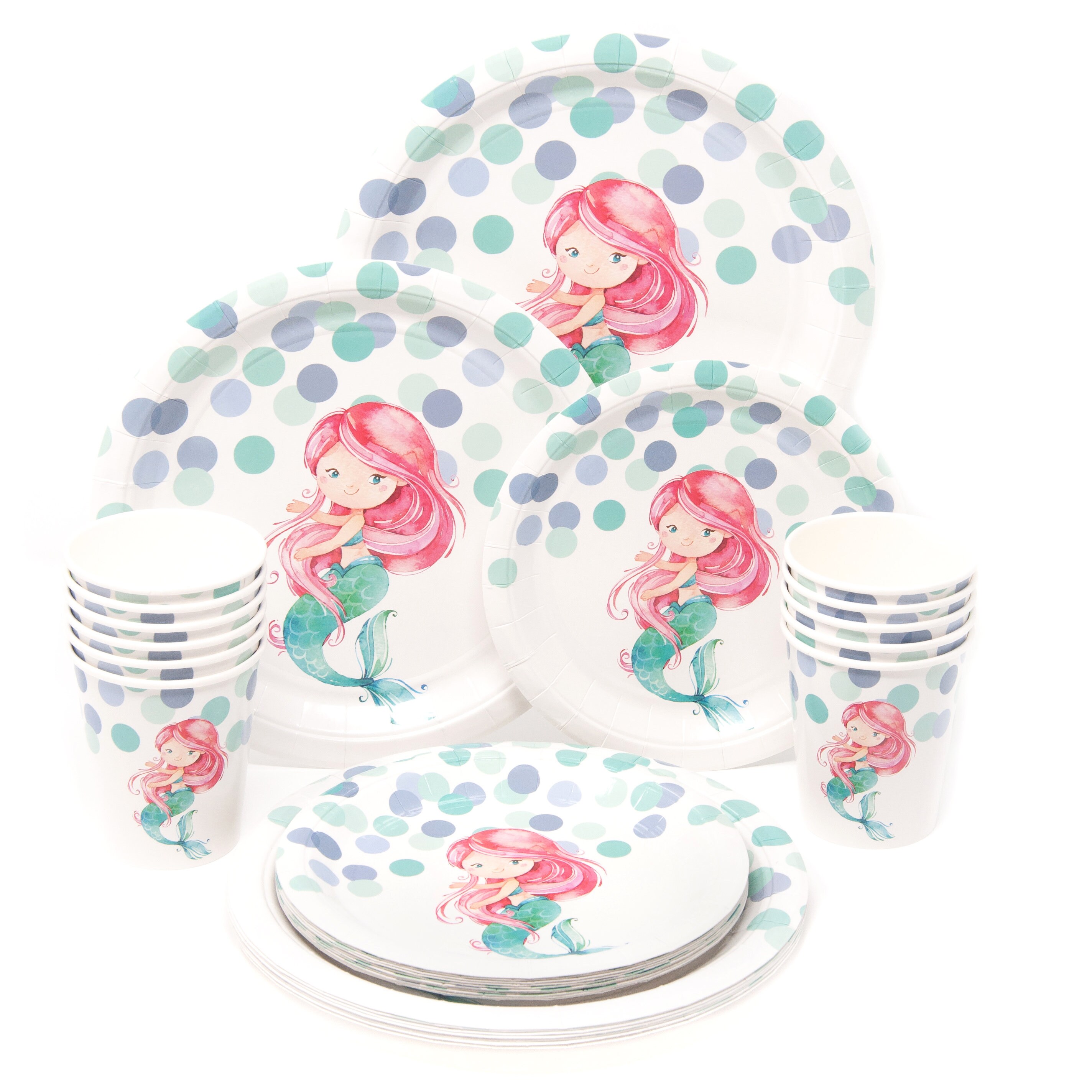 Mermaid Party Supplies Set by Party Crush Mermaid Theme Party - Etsy