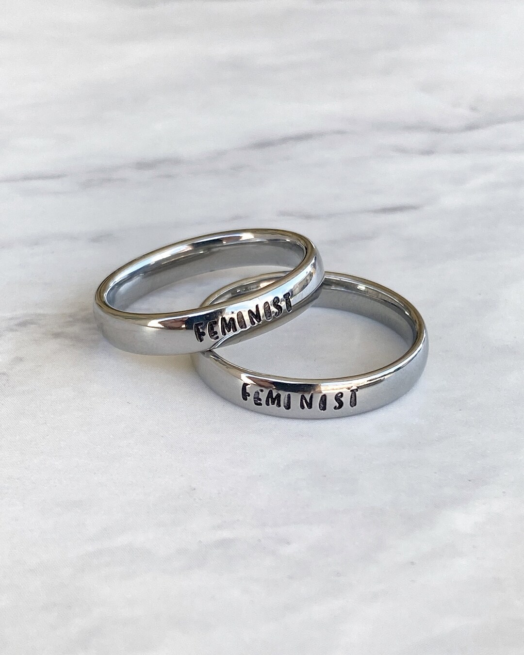 Feminist Ring - Feminist Jewelry - Feminist Stamped Ring - Affirmation ...