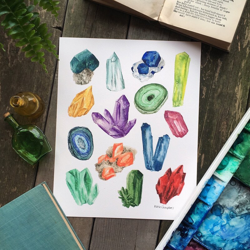 Crystal Print - Etsy