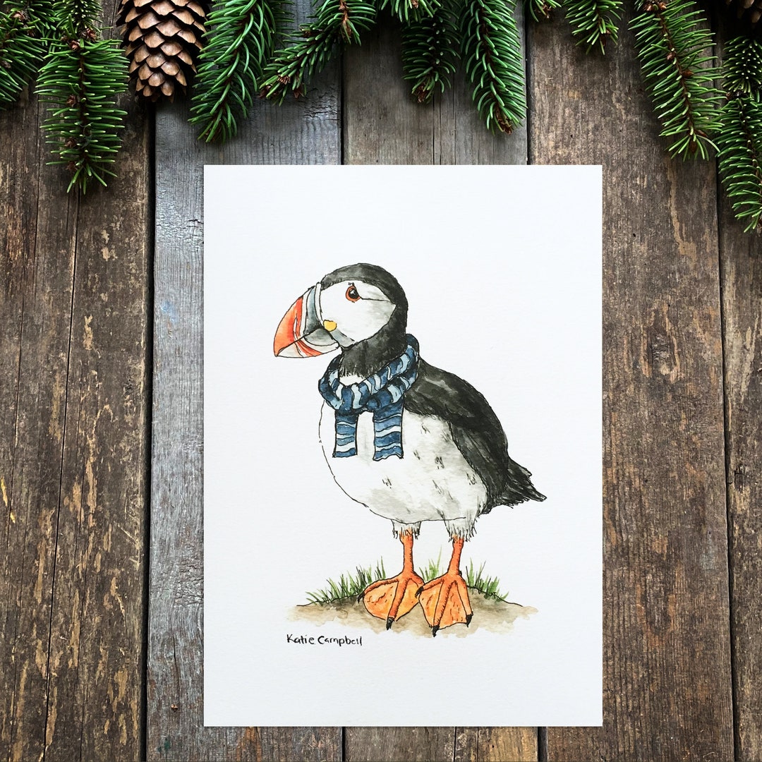 Puffin Print, Bird Print, Animal Wall Art - Etsy
