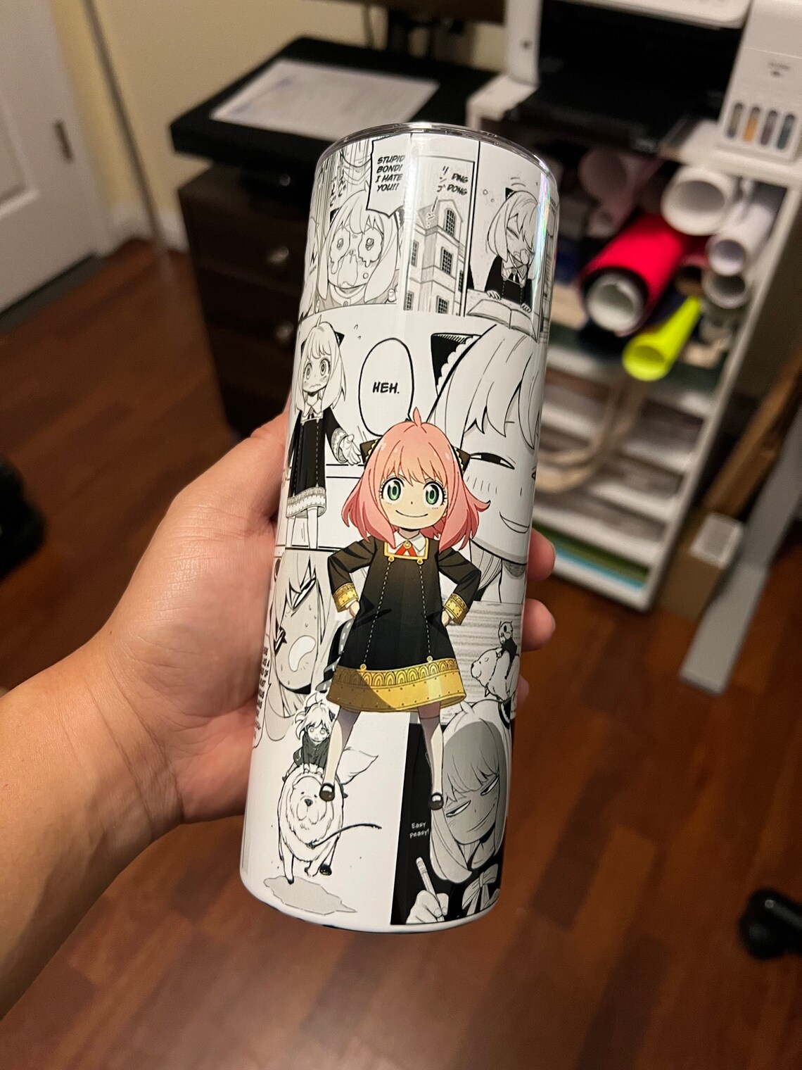 Anime It's All About Anya Panel 20 Oz Sublimated Straight Tumbler, Hot ...
