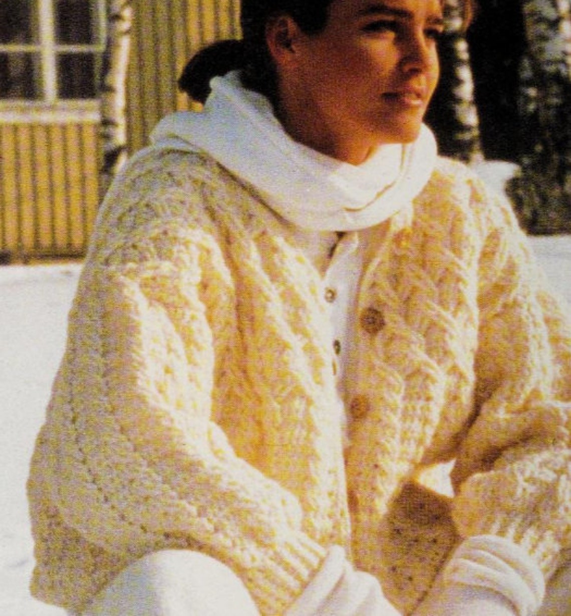 Crochet Cable Cardigan Pattern - Etsy