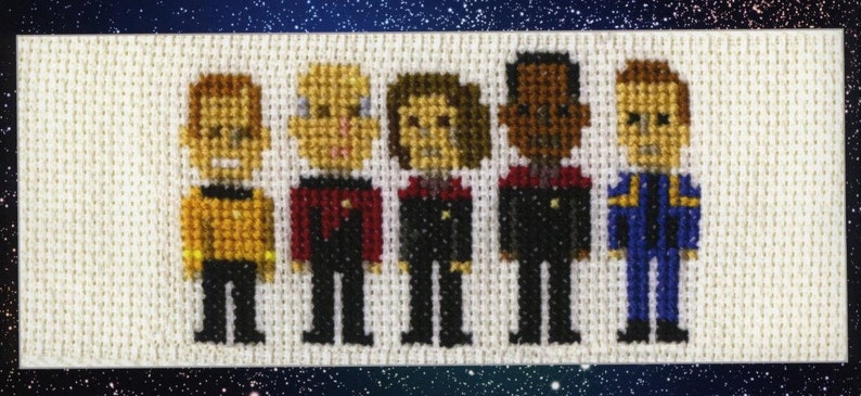 Star Trek Cross Stitch Pattern - Etsy