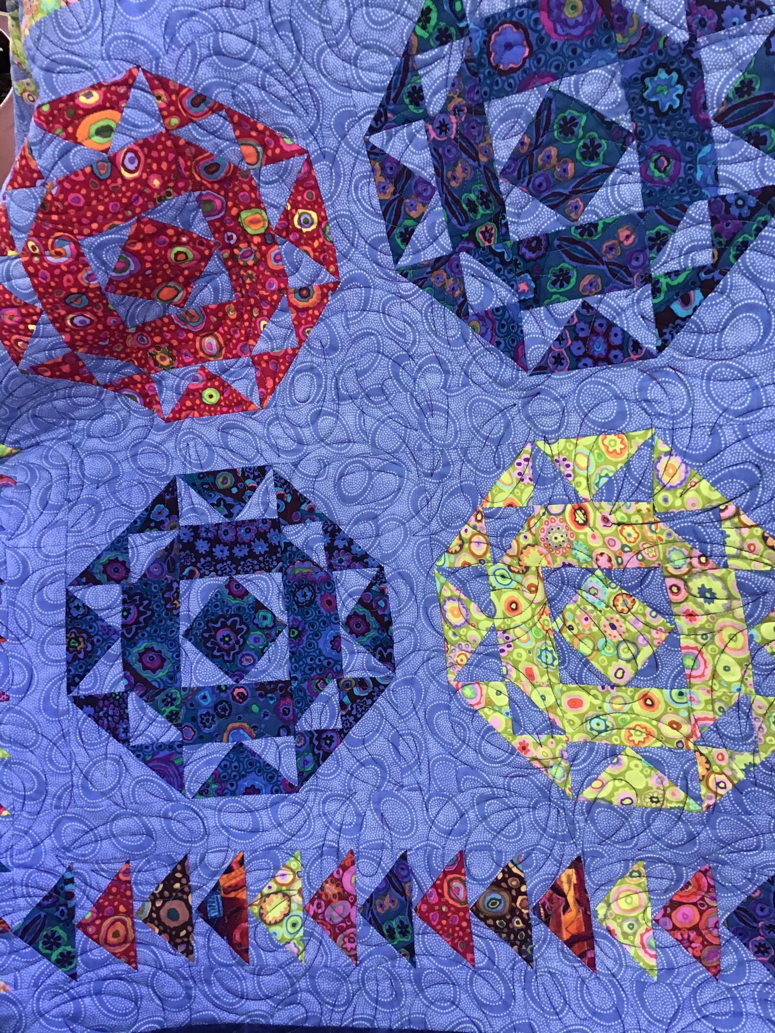 Modern Dramatic Quilt Using Mostly Kaffe Fassett Fabric - Etsy