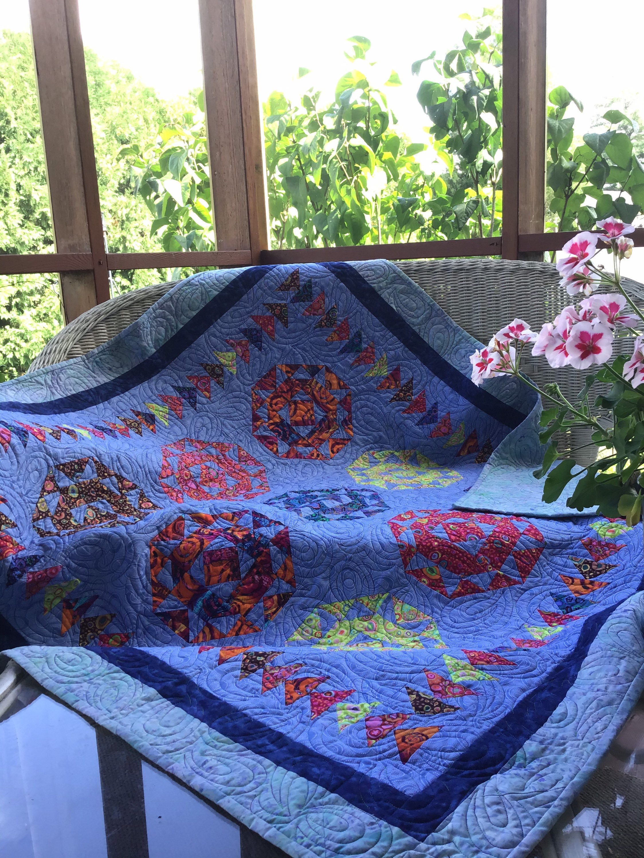 Modern Dramatic Quilt Using Mostly Kaffe Fassett Fabric - Etsy