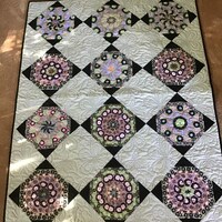 Kaffe Fassett Lap Size Quilt "carnival", 78"x78", Bright and Colorful ...