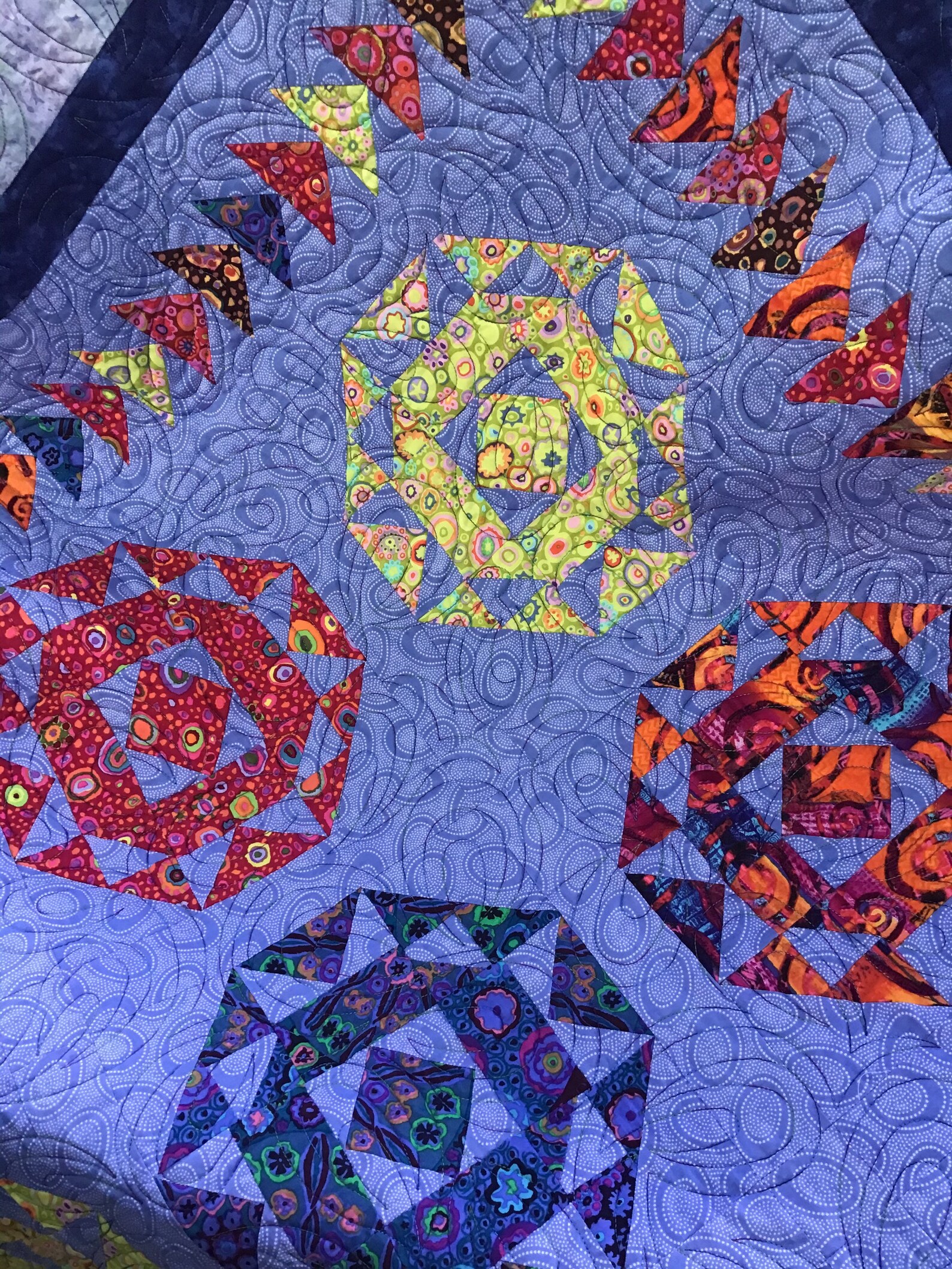 Modern Dramatic Quilt Using Mostly Kaffe Fassett Fabric - Etsy