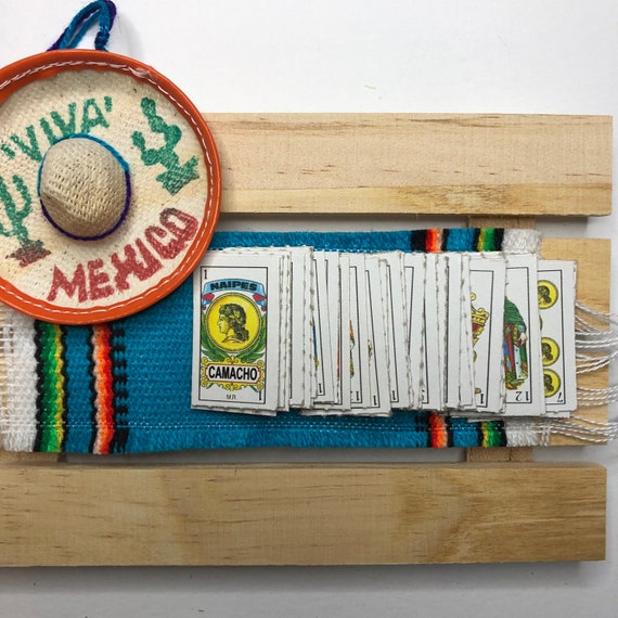 Miniature Mexican Baraja Cards for Arts and Crafts SET - Etsy