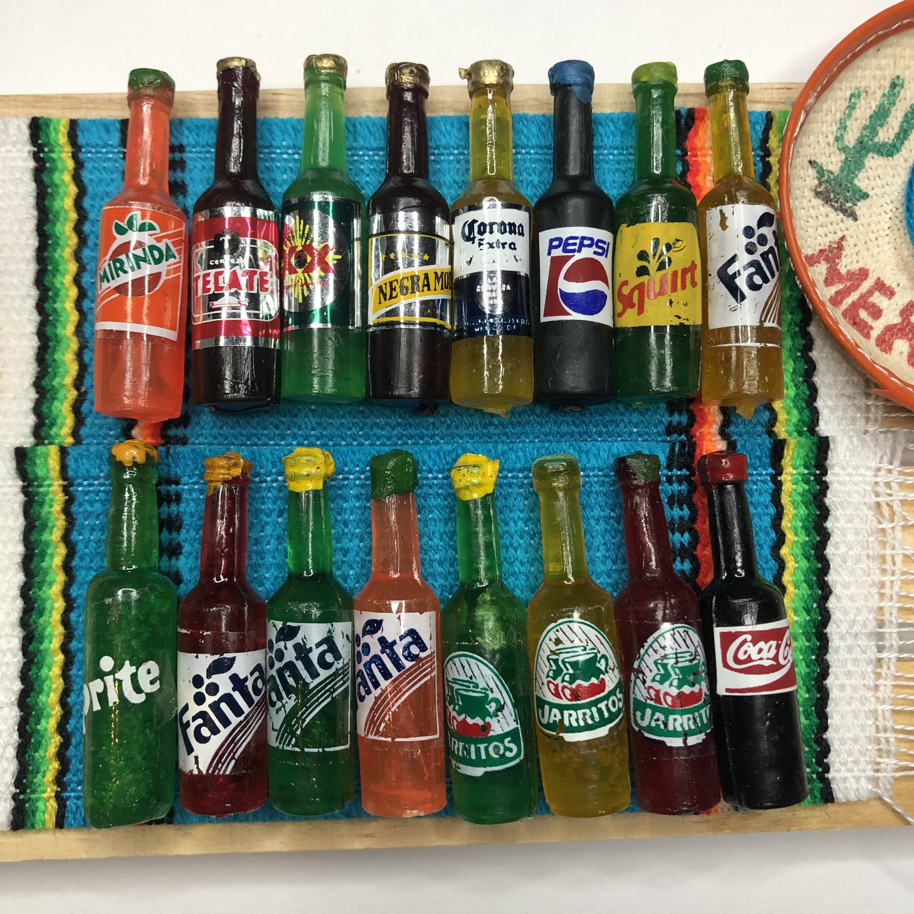 SET of Miniature Mexican Beer Soda Bottles For Arts and Crafts | Etsy