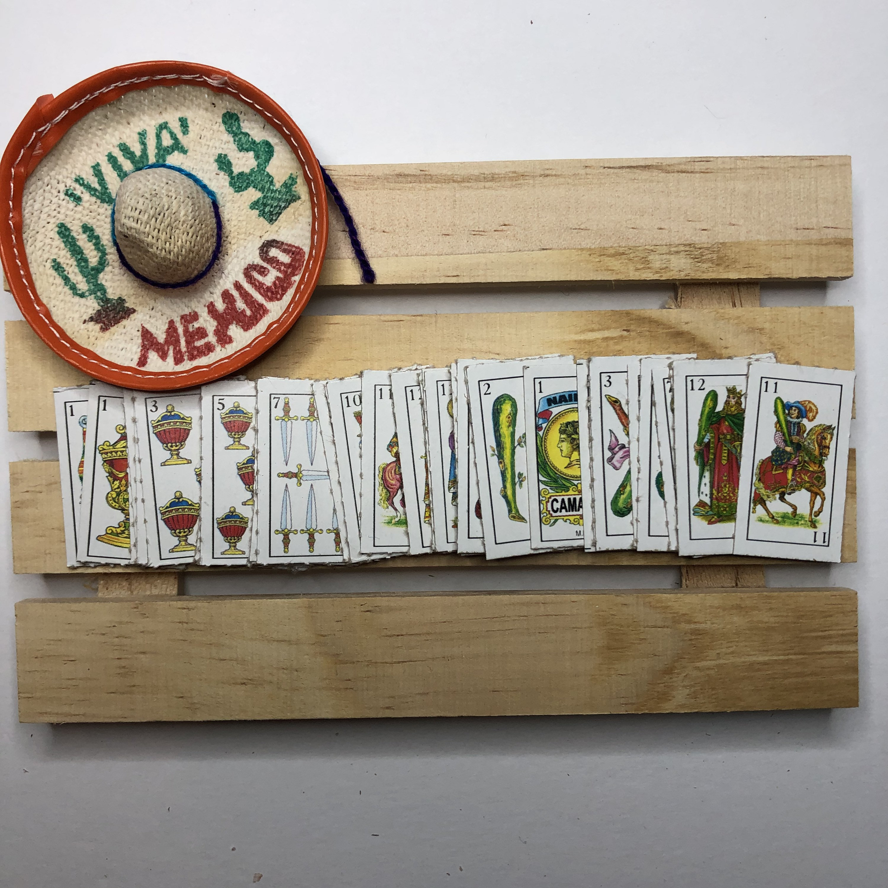 Miniature Mexican Baraja Cards for Arts and Crafts SET - Etsy