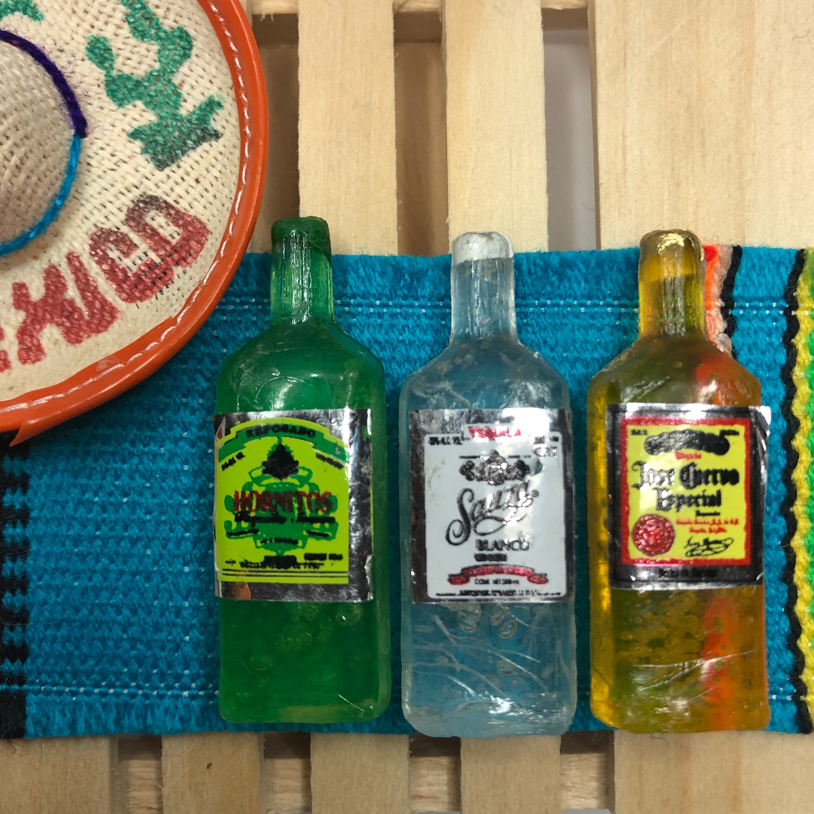 Miniature Mexican Tequila Bottles Corona Caguama for Arts and - Etsy