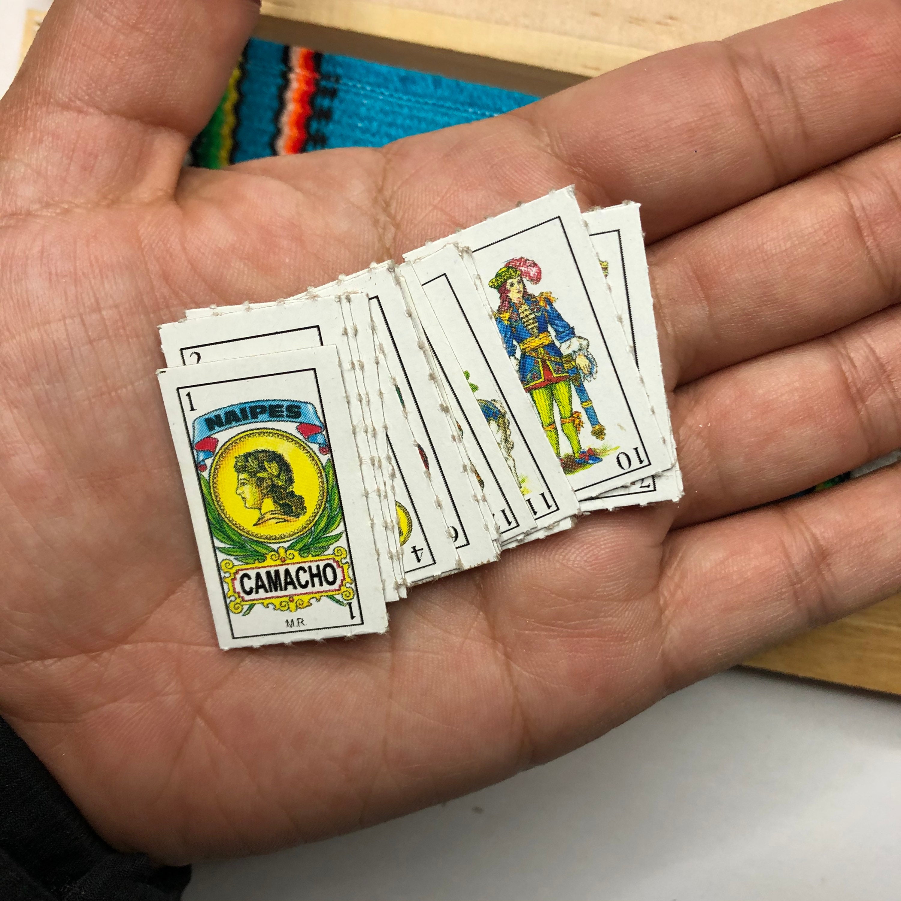 Miniature Mexican Baraja Cards for Arts and Crafts SET - Etsy