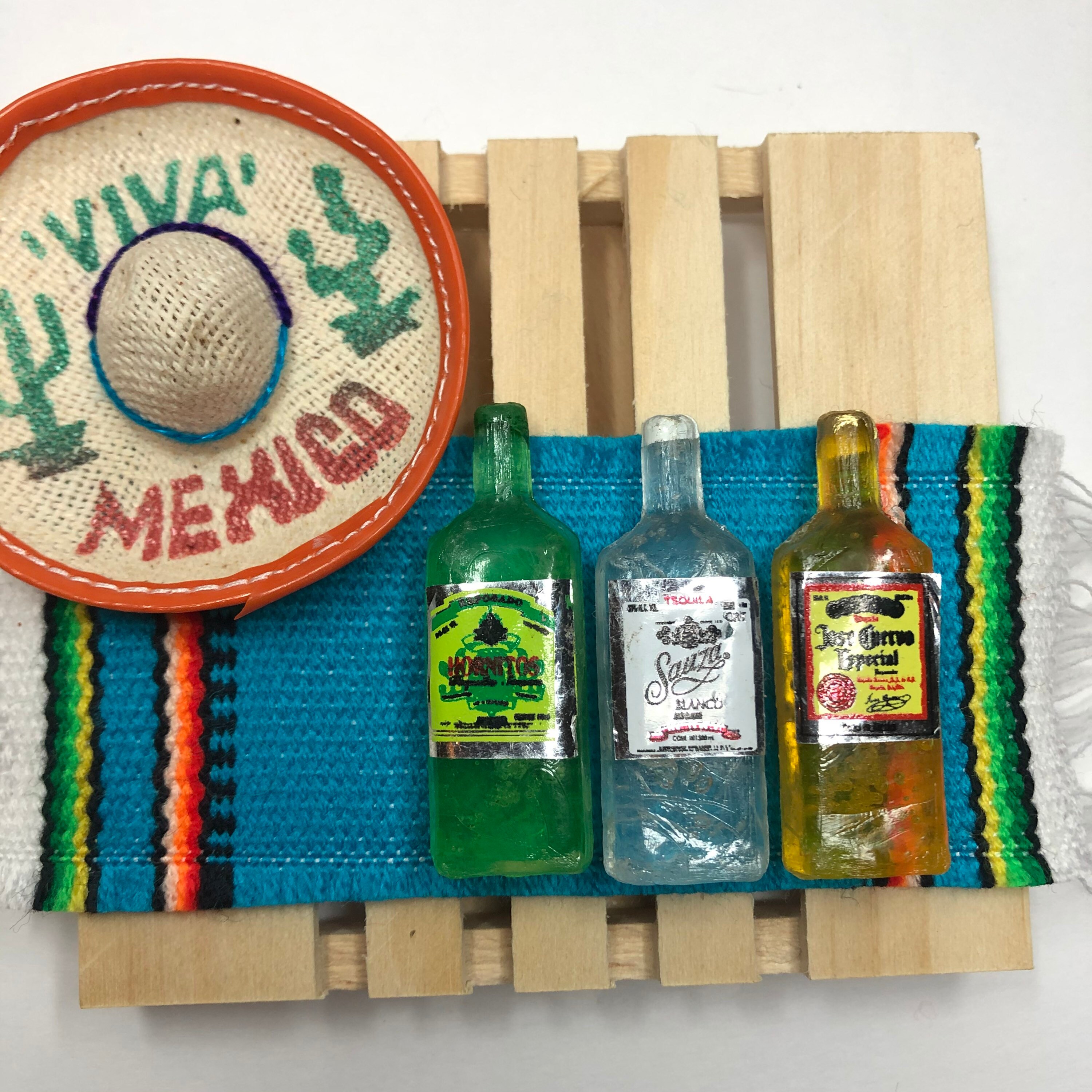 Miniature Mexican Tequila Bottles Corona Caguama for Arts and Crafts ...
