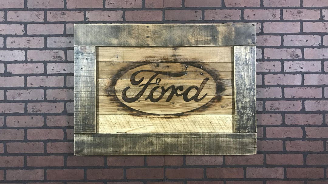 Ford Reclaimed Timber Sign - Executive Edition - Etsy