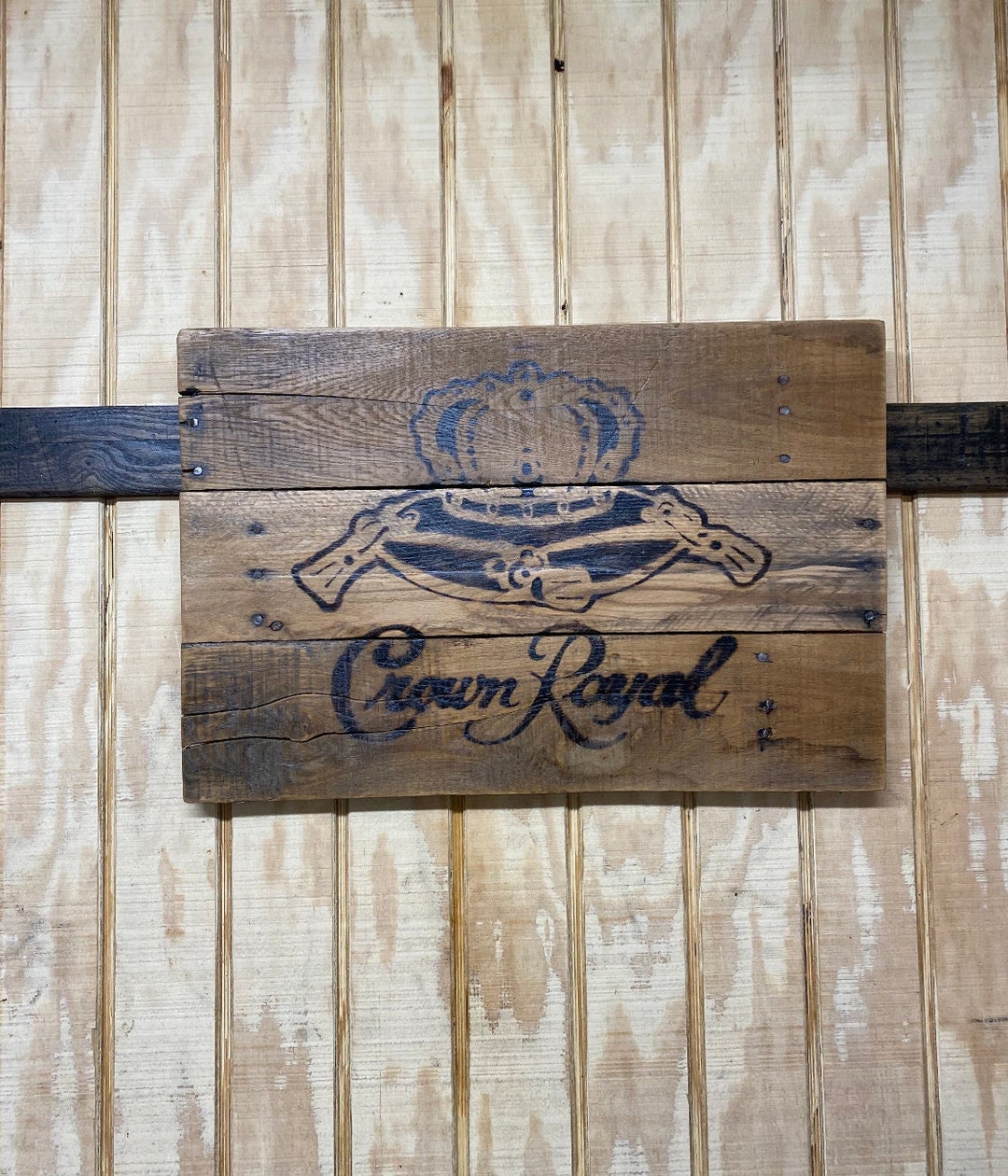 Crown Royal Reclaimed Timber Sign - Etsy