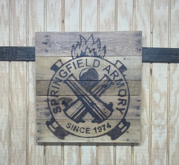 Springfield Armory Reclaimed Timber Sign | Etsy
