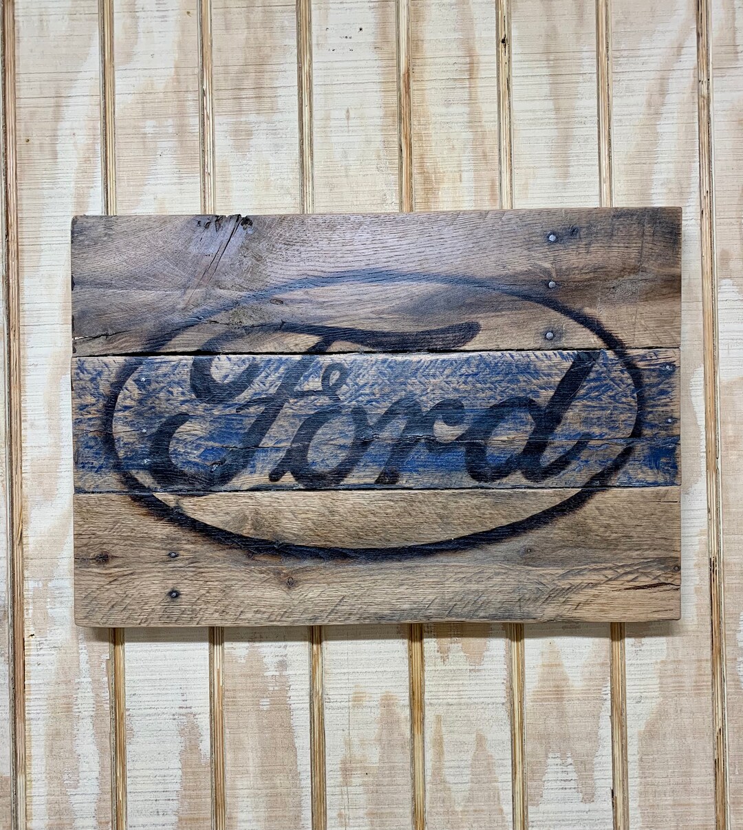 Ford Reclaimed Timber Sign Heritage Edition - Etsy