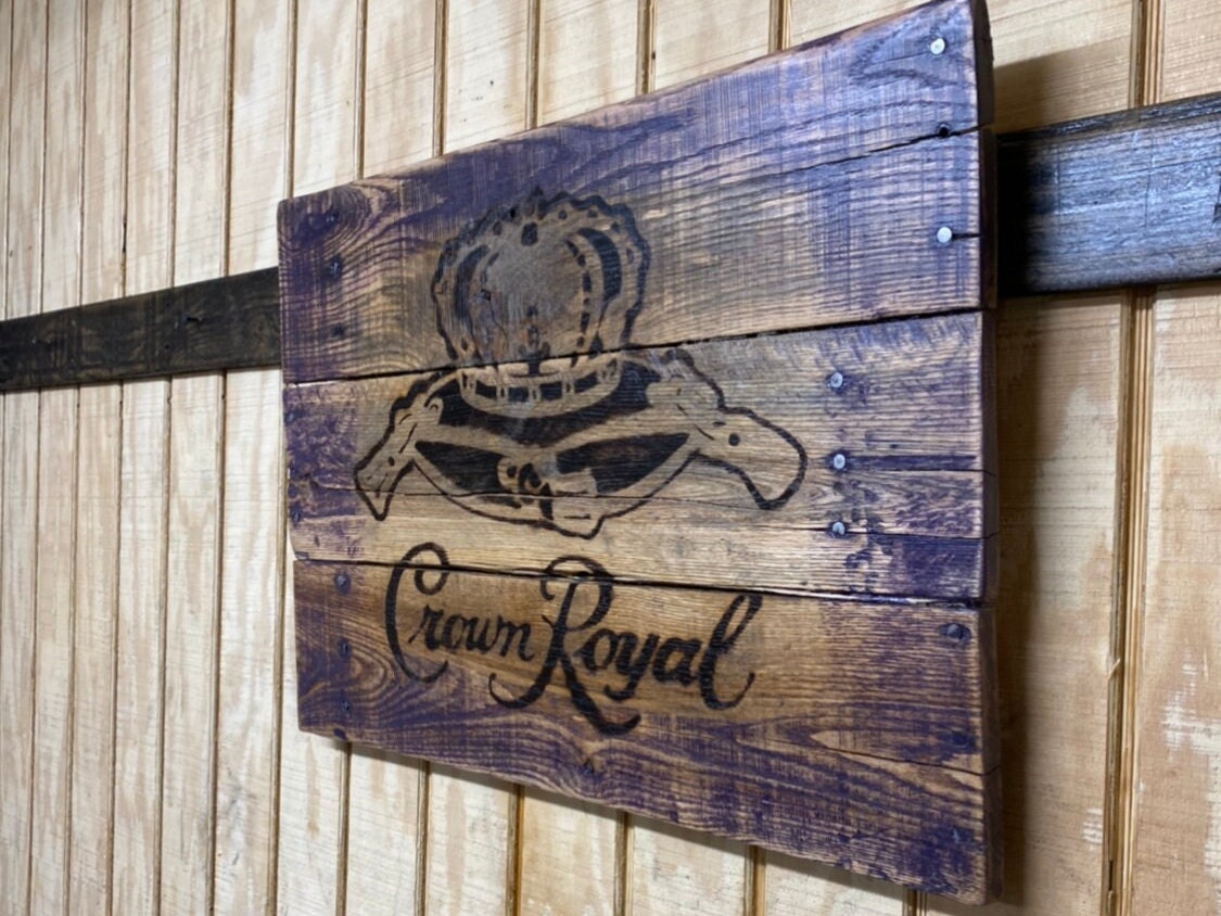 Crown Royal Reclaimed Sign-heritage Edition - Etsy