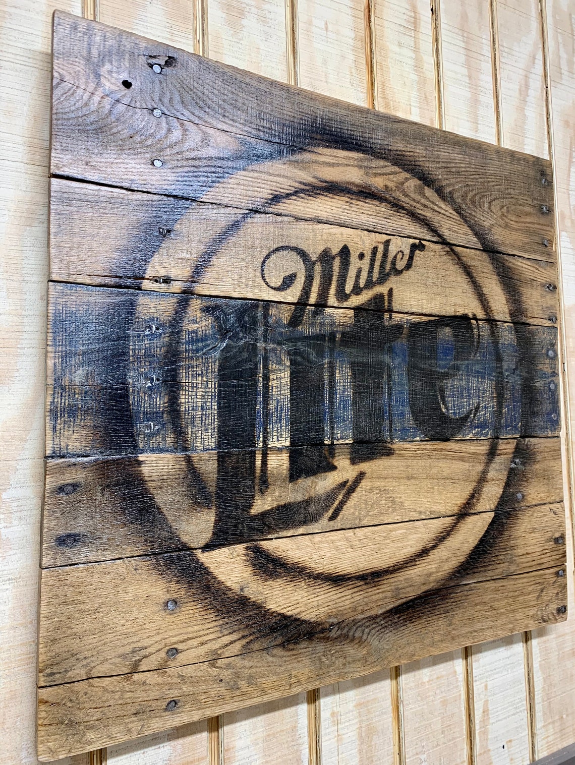 Miller Light Reclaimed Timber Sign - Heritage Edition - Etsy