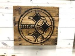 Pittsburgh Steelers Reclaimed Timber Sign - Etsy