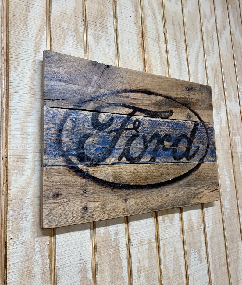 Ford Reclaimed Timber Sign Heritage Edition - Etsy