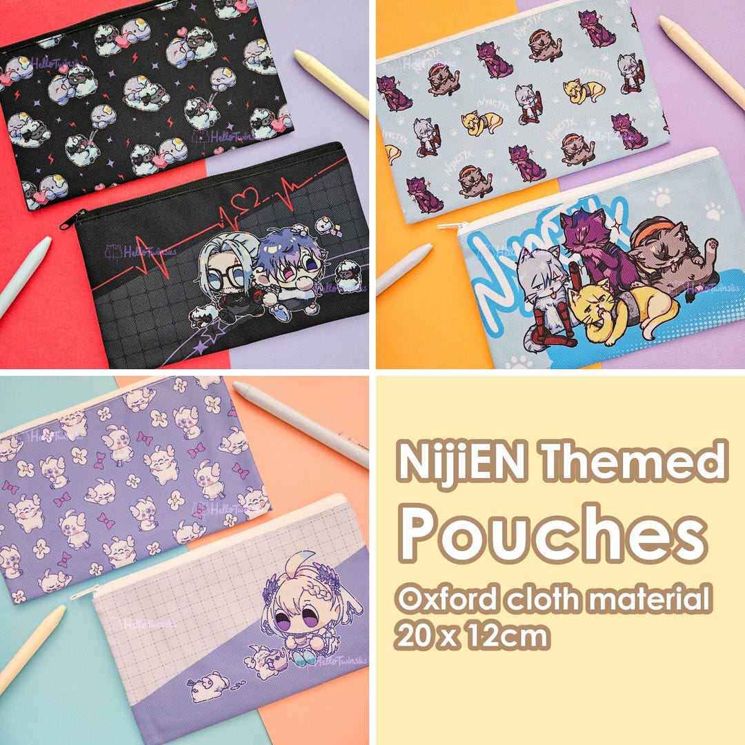 Nijien Themed Pouches - Etsy