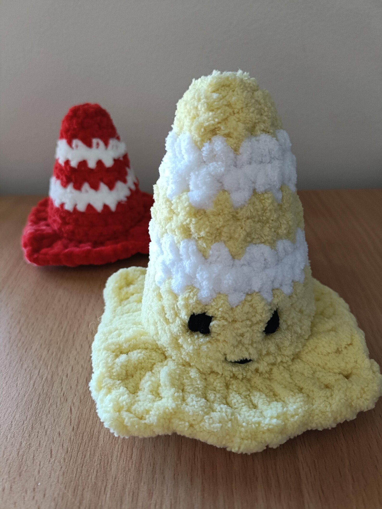 PDF CROCHET PATTERN - No Sew Caution Cone- Emergency Cone - Crochet Toy ...