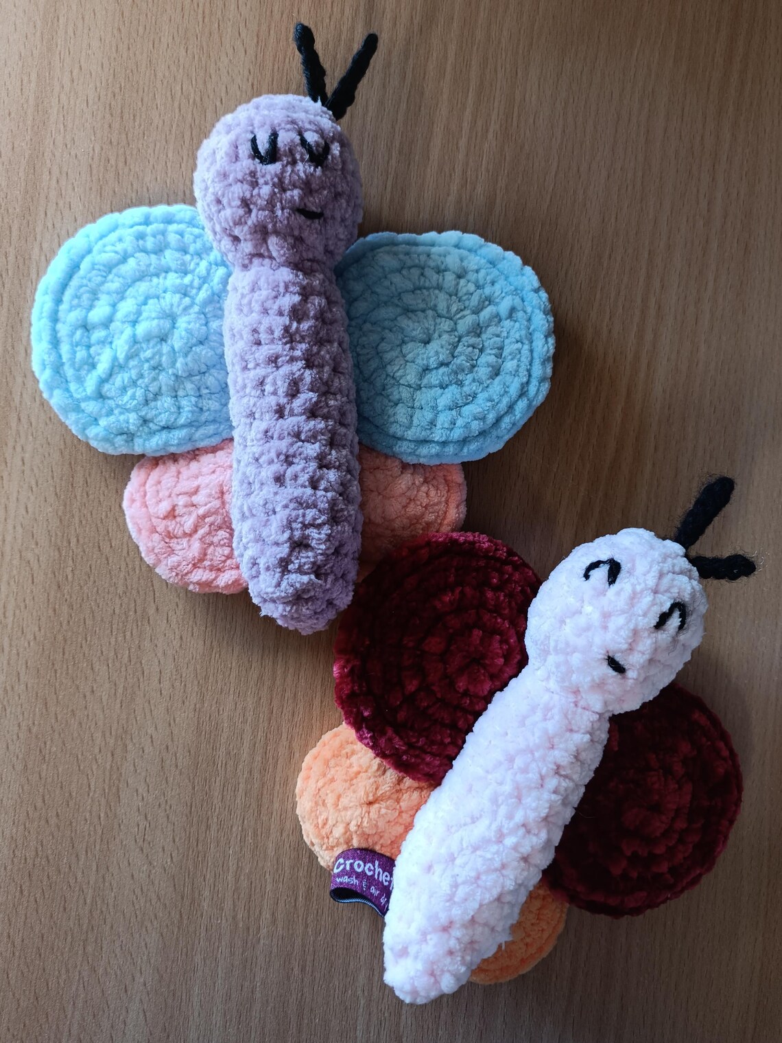 Butterfly Plushie Crochet Pattern: Amigurumi Toy (PDF Pattern) - Etsy
