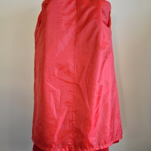 Vintage 2000's Red Coat // Red Wool Pleat Front Long Ladies Coat Warm ...
