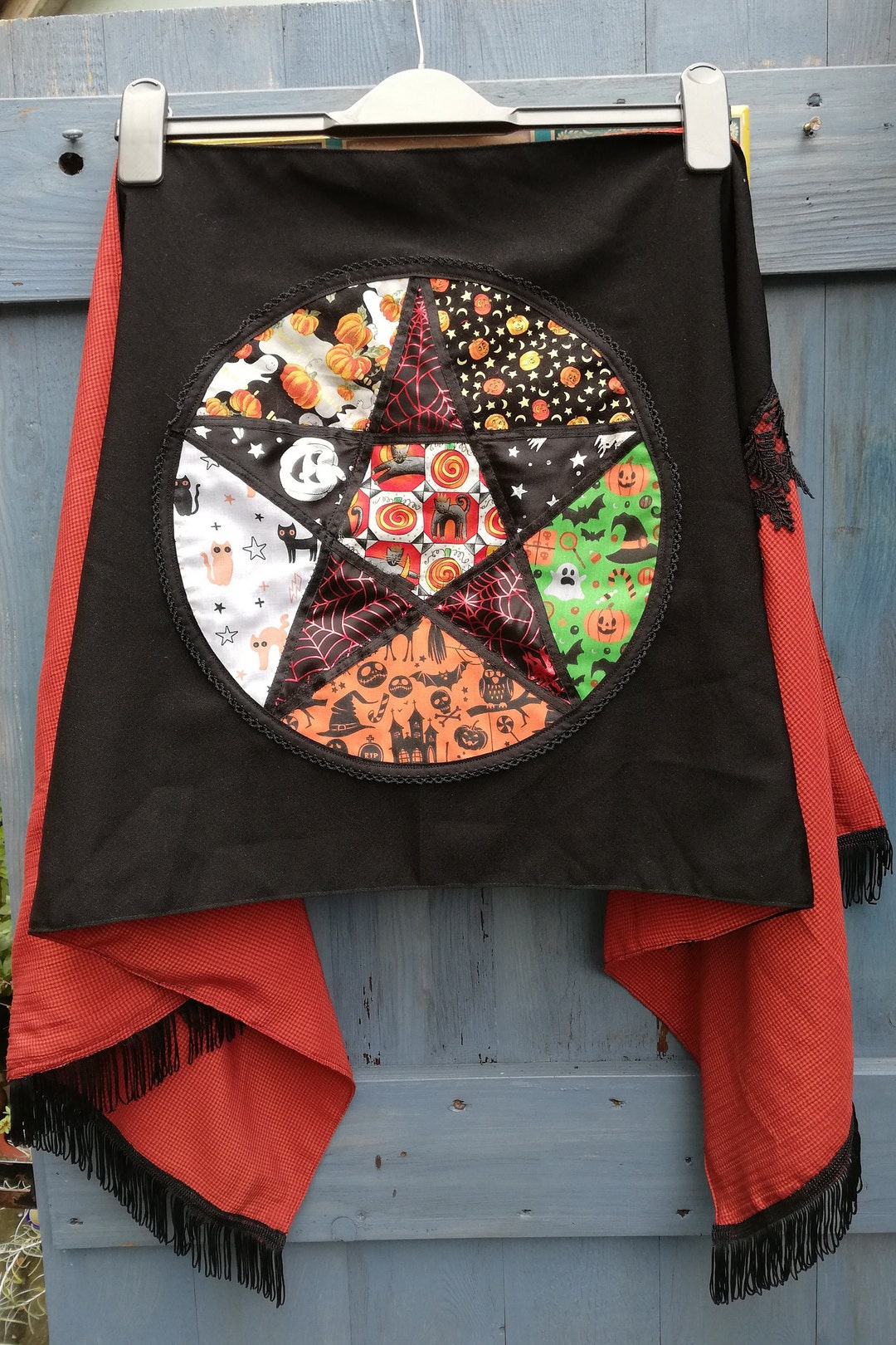 SamHAIN patchwork altar runner para rituales de Ancestros o Cenas ...